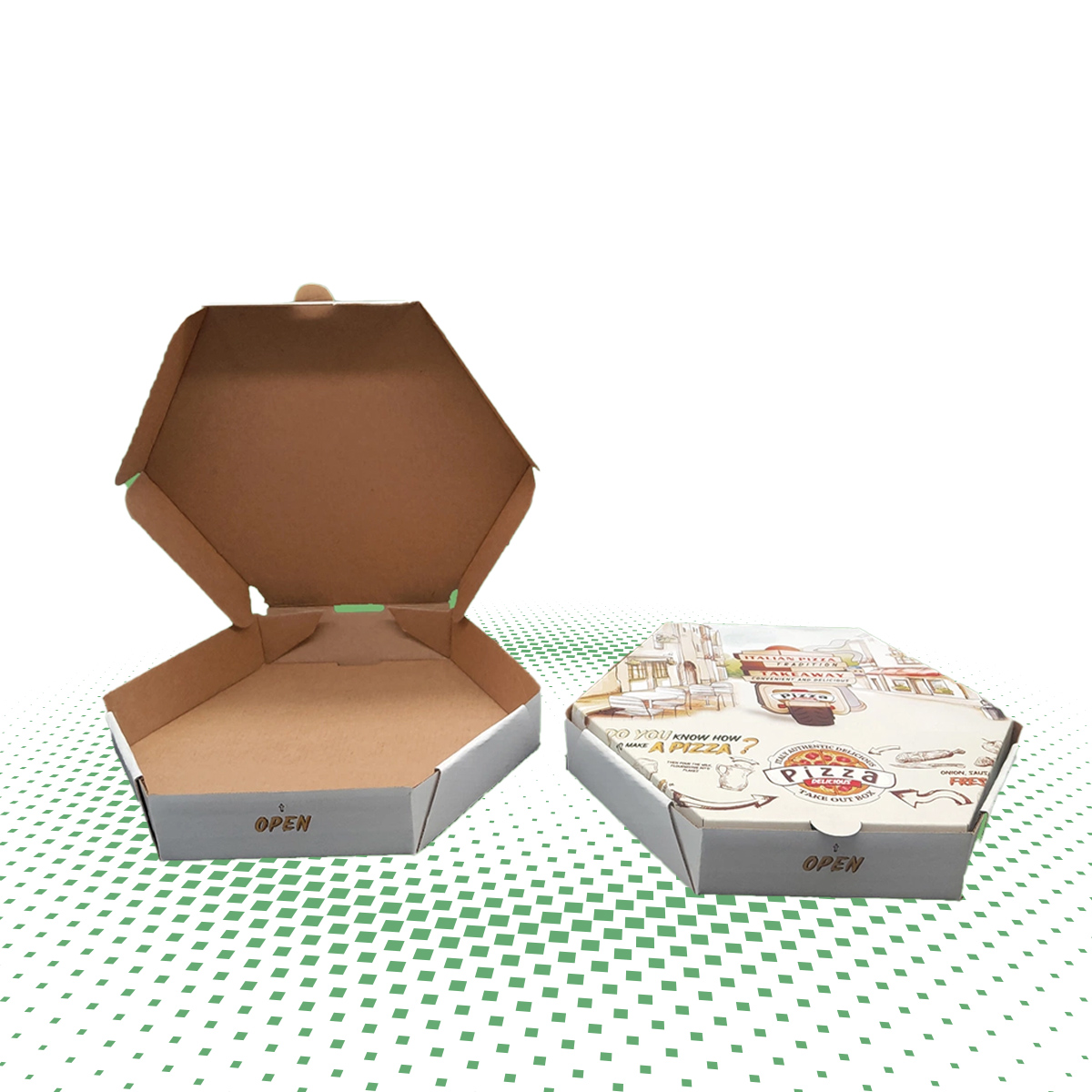 Get Custom Disposable Pizza Boxes at Wholesale Prices | Go Safe Packaging