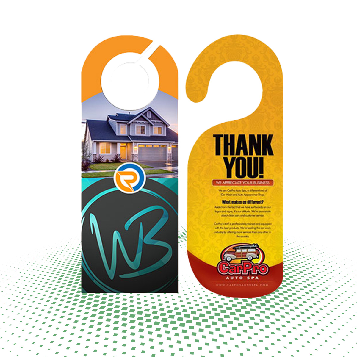 Get Custom Door Hangers at Wholesale Prices | Go Safe Packaging