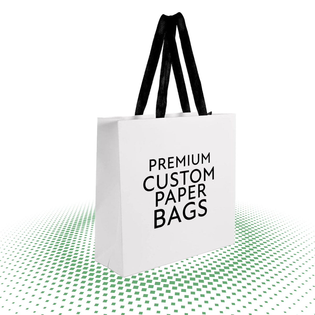 Get Custom White Paper Bags at Wholesale Prices | Go Safe Packaging